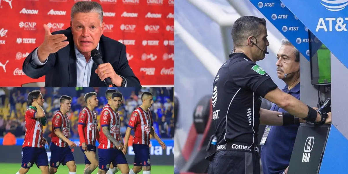 Está resentido, ahora sí Peláez exhibe el arbitraje del Chivas vs Xolos